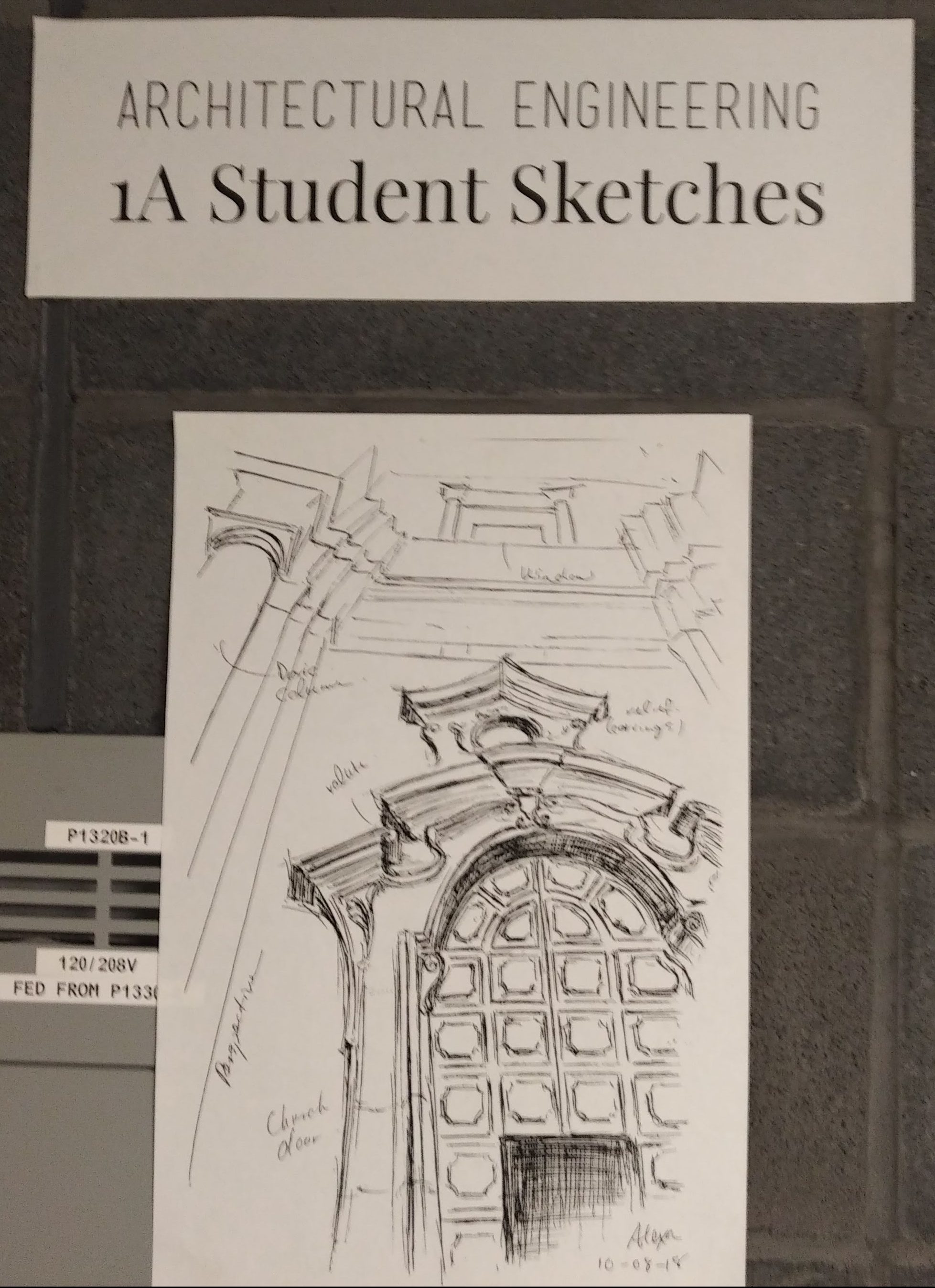 Architectural Engineering Sketches | A Professor in Waterloo Engineering